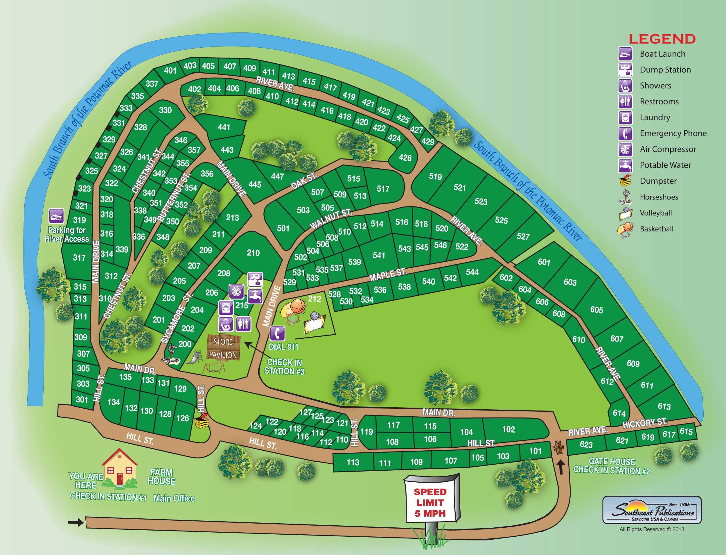 Campground Map | Millesons Walnut Grove Campground Campground Map | Millesons Walnut Grove Campground